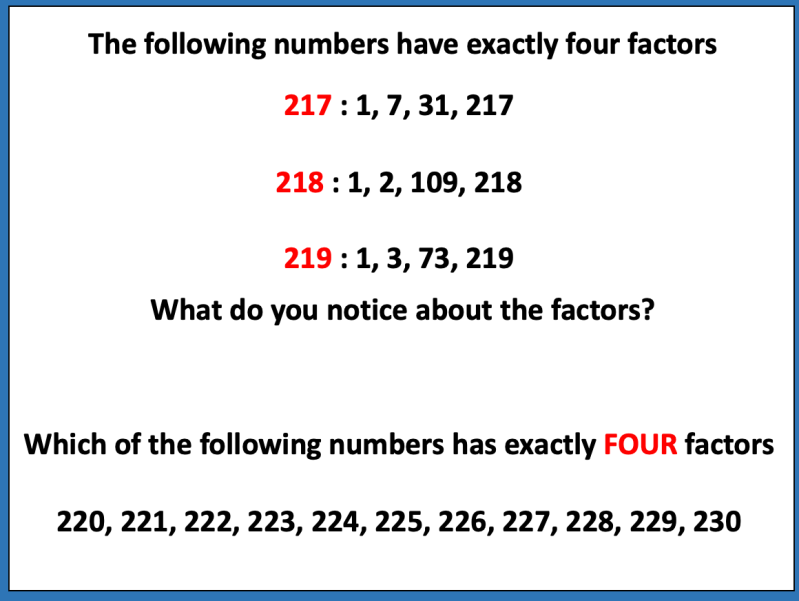 Prime Factor Form | MathsHKO