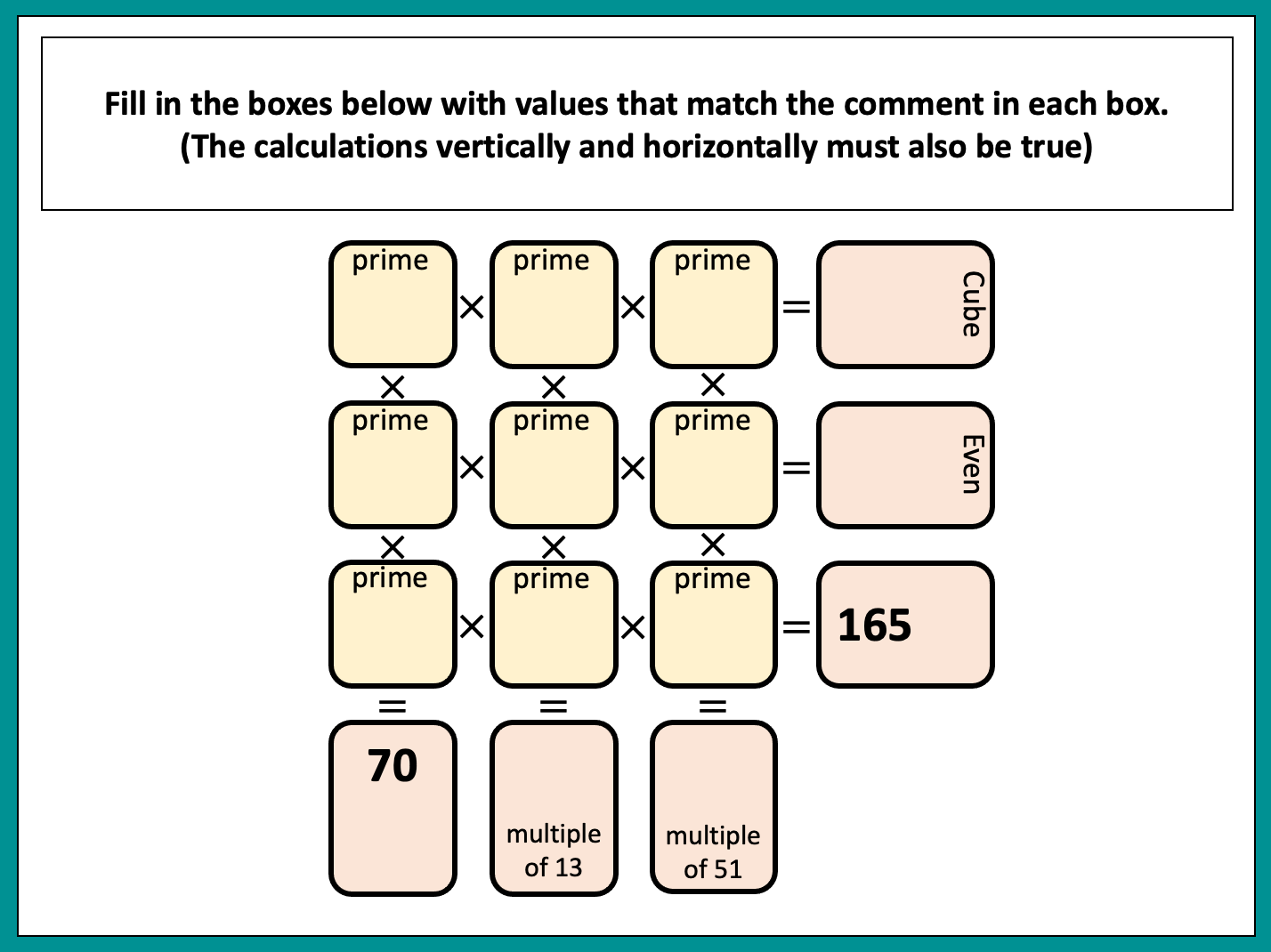 Prime and Square Puzzle | MathsHKO