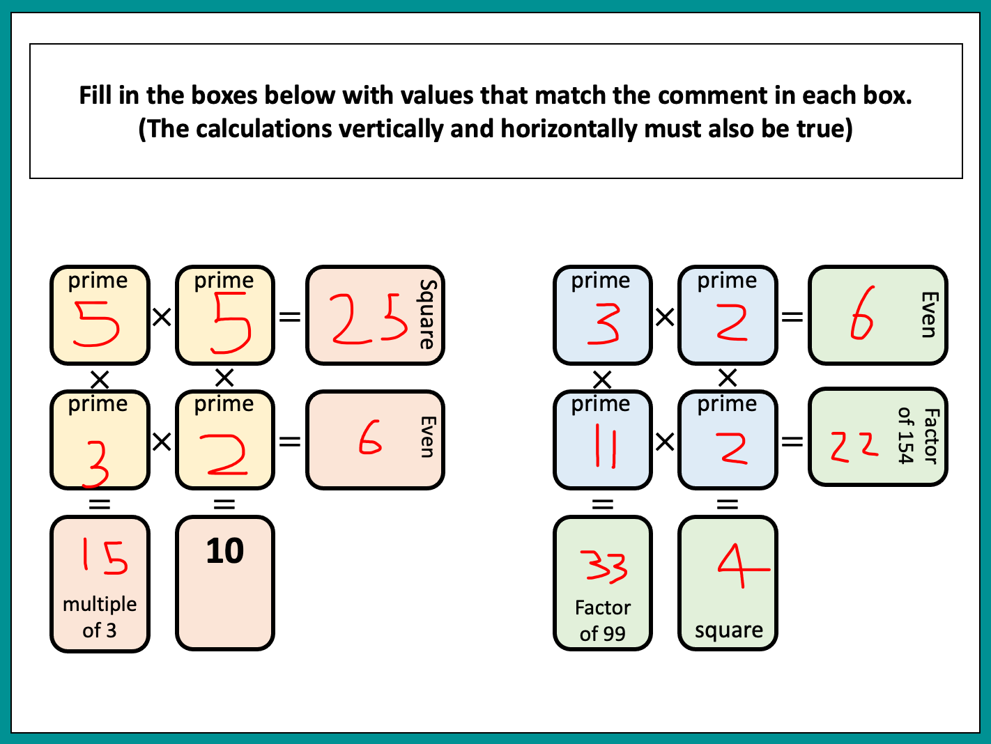 Prime and Square Puzzle | MathsHKO