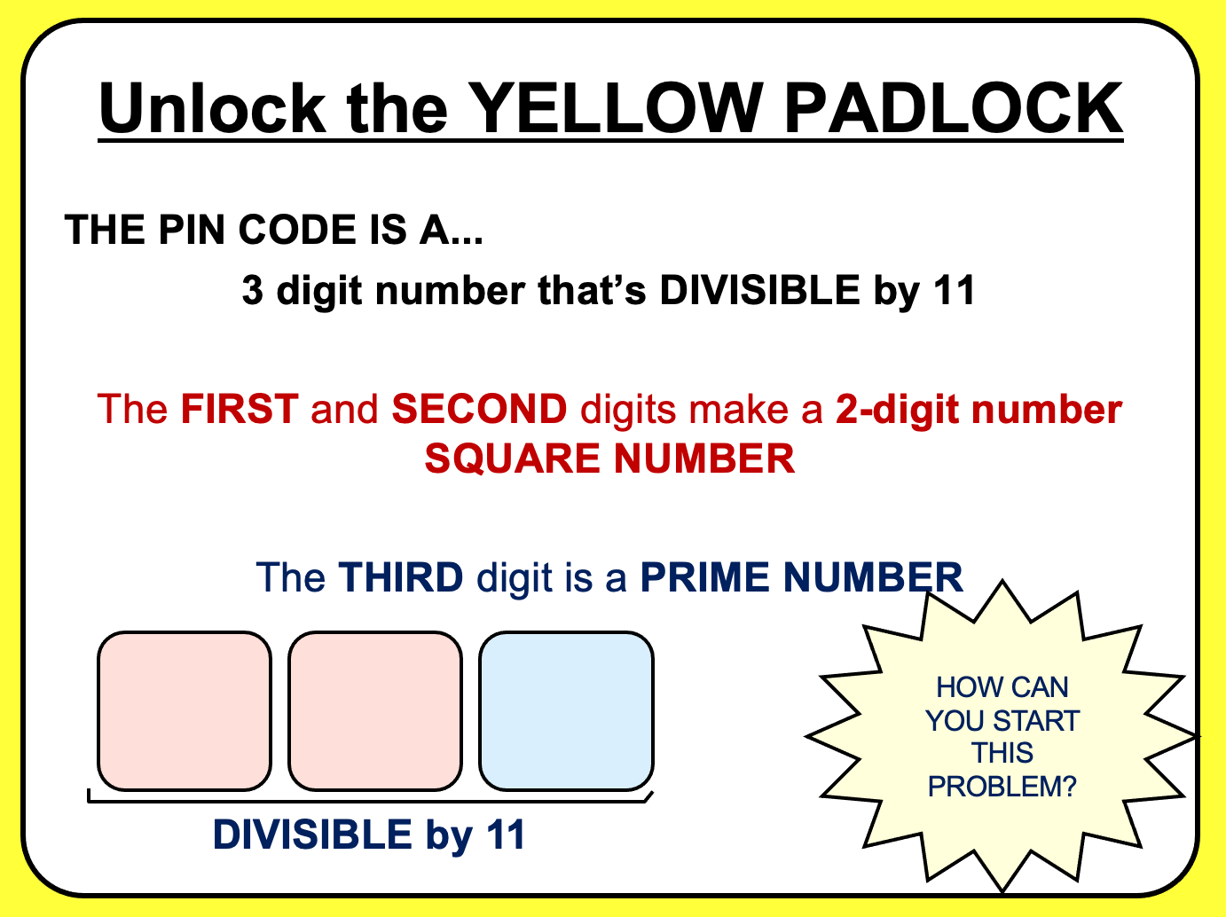 Unlock the Box | MathsHKO