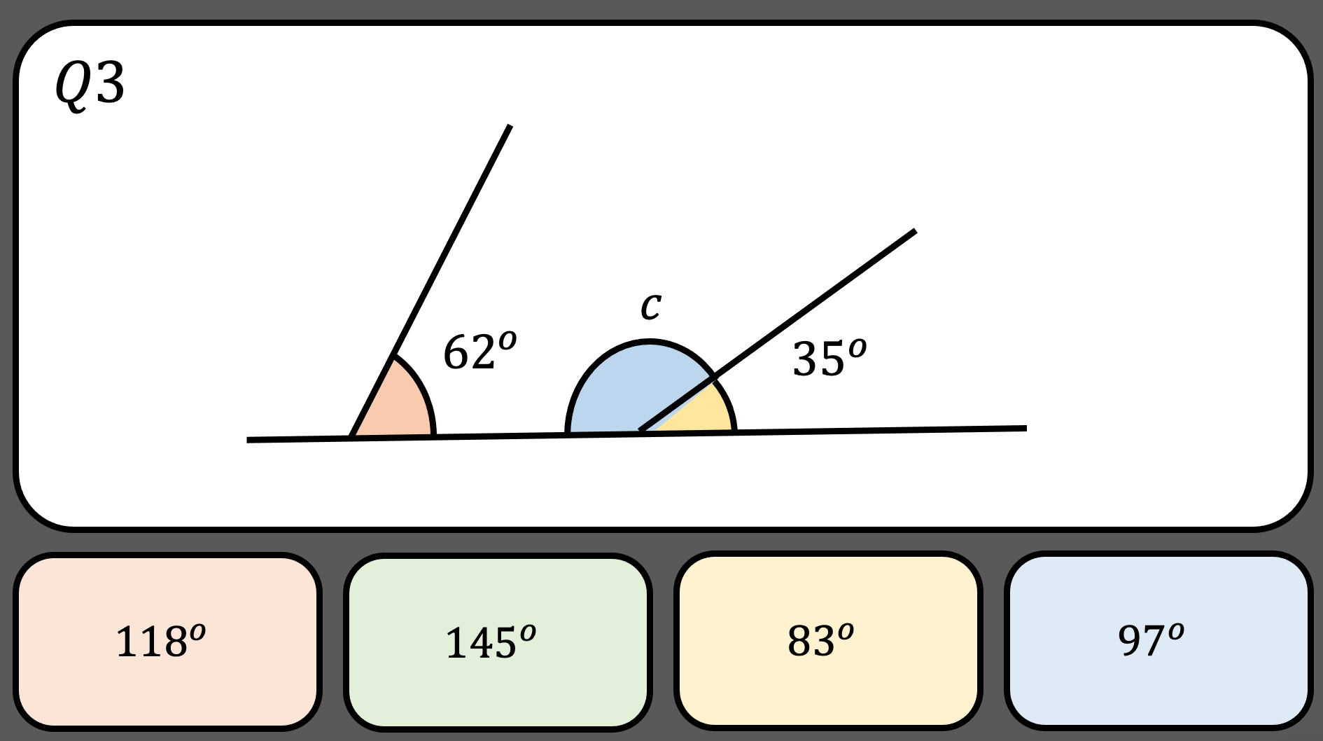 Angles on a Straight line | MathsHKO