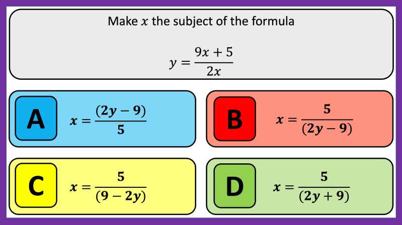 Rearranging Formulae | MathsHKO