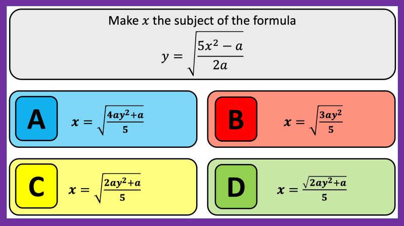 Rearranging Formulae | MathsHKO