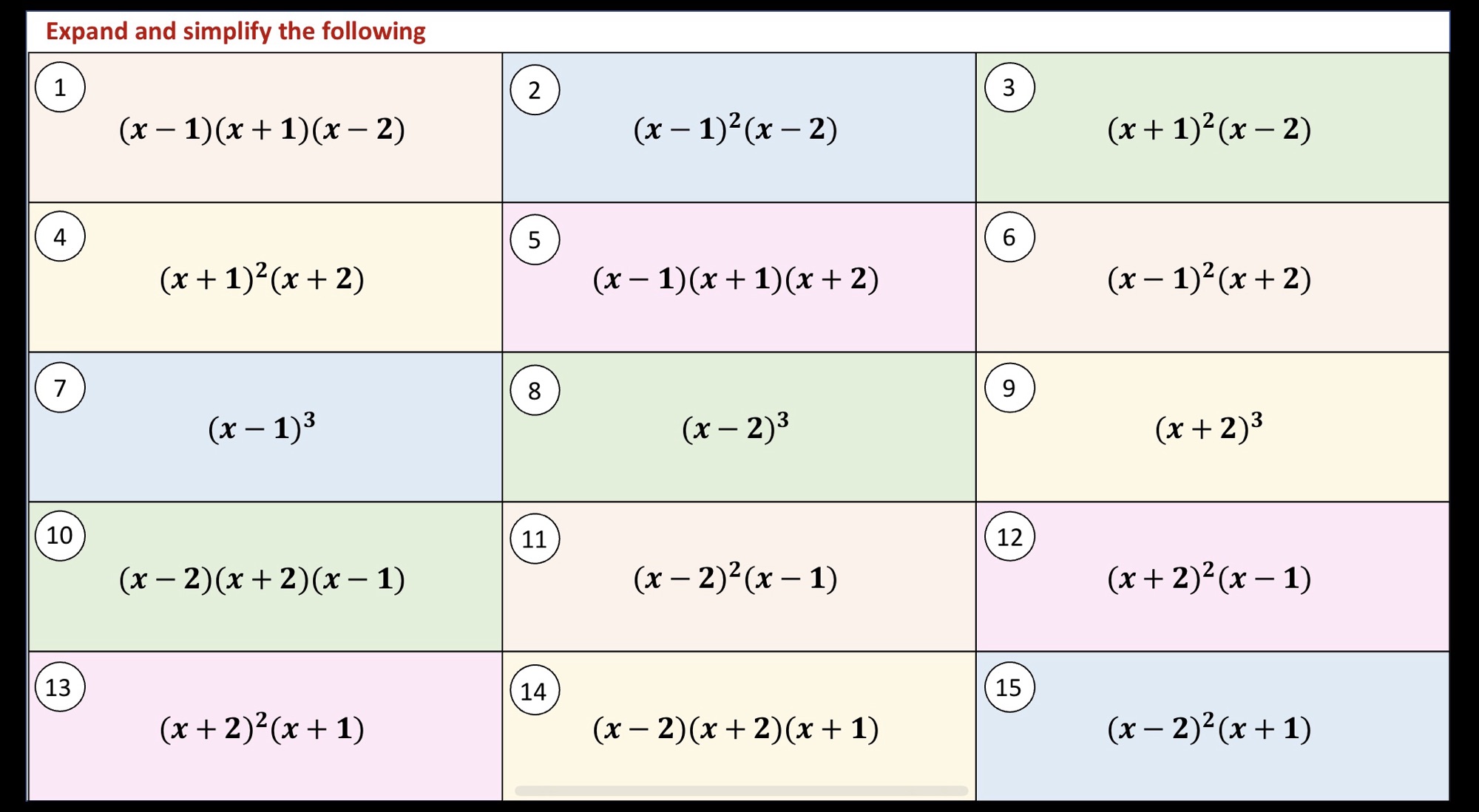 Expanding triple brackets | MathsHKO